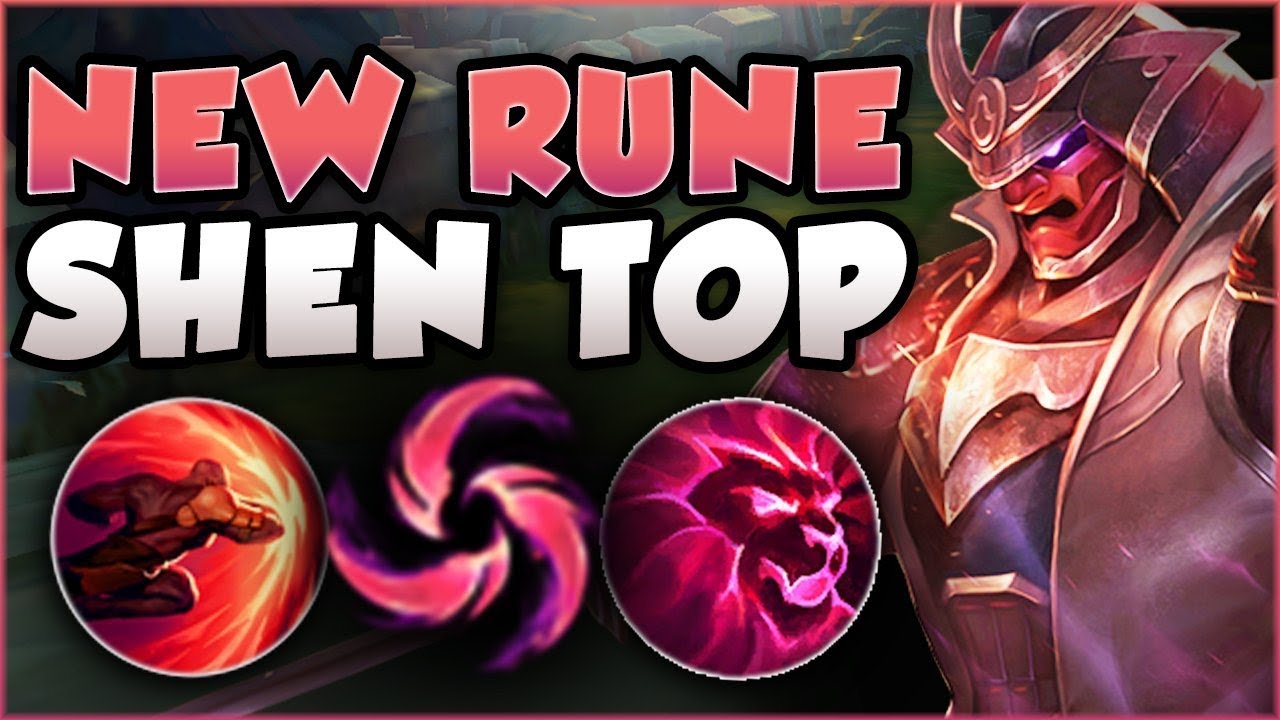 JUST HOW OP IS THIS NEW RUNE ON SHEN IN TOP LANE??? SHEN SEASON 8 TOP ...