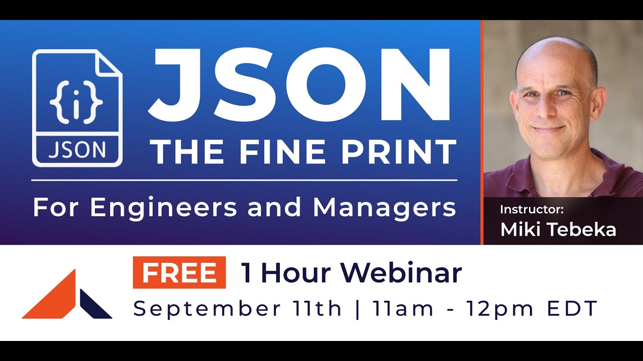 JSON the Fine Print: For Engineers & Managers - YouTube