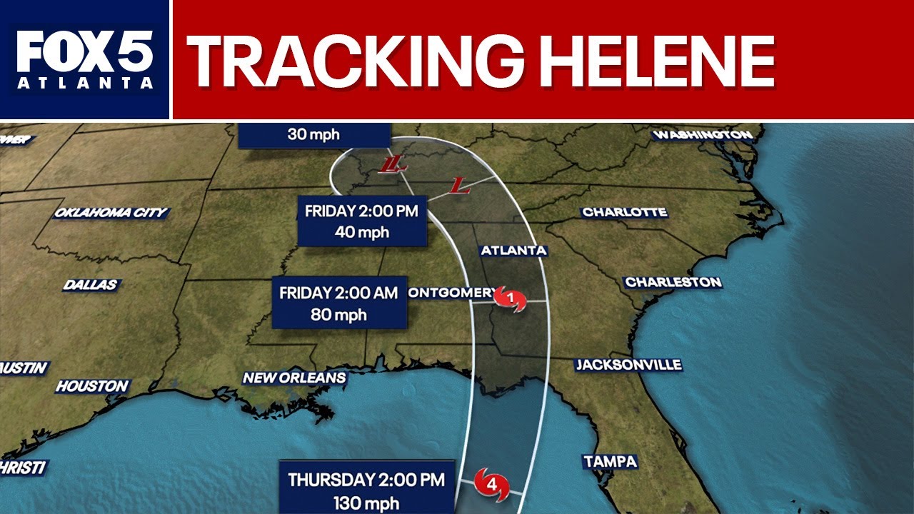 LIVE: When will Hurricane Helene hit Georgia? Path update | FOX 5 News ...