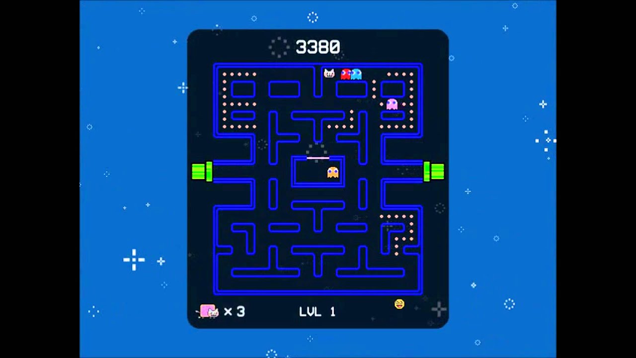 Pac Cat [Of Nyan Cat] - YouTube