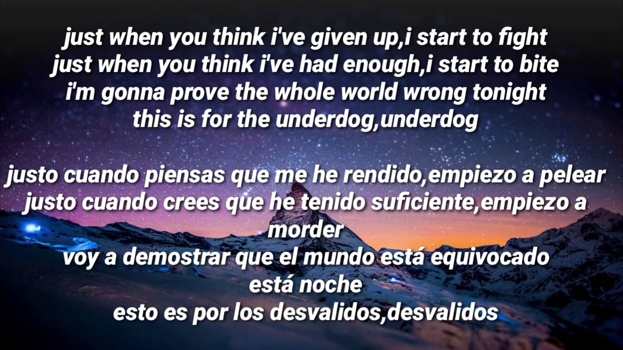 The Script Underdog Sub Español - YouTube
