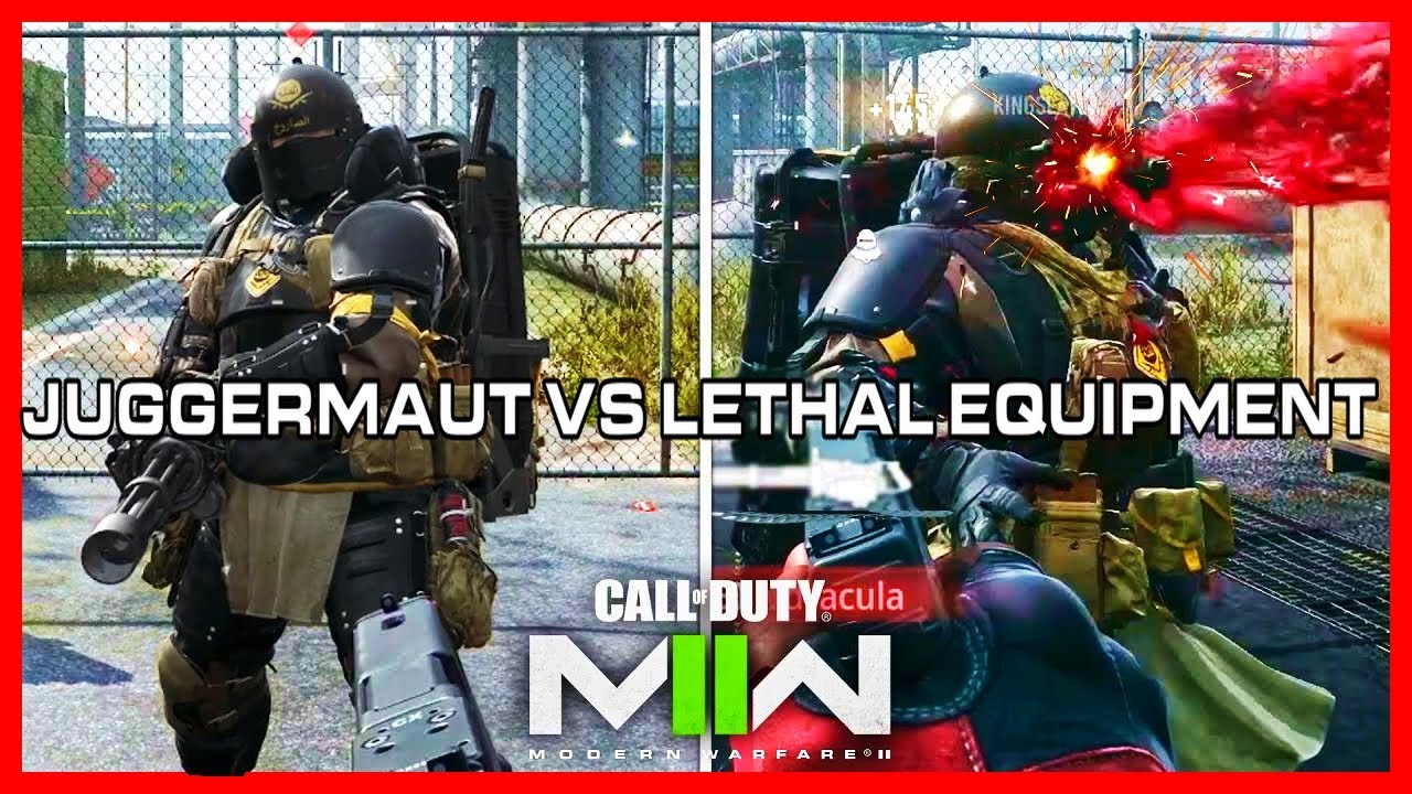 Unstoppable juggernaut VS All Lethal Equipment - Modern Warfare 2 - YouTube