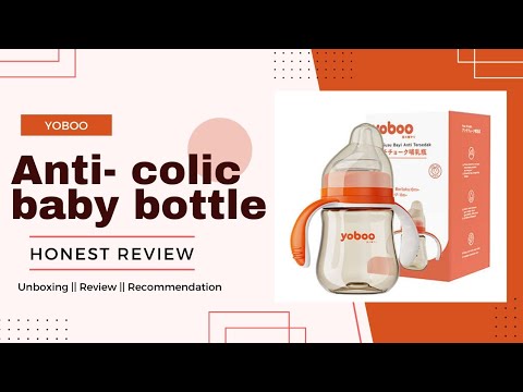 YOBOO ANTI COLIC BABY BOTTLE Review and Unboxing || MOMMIES CORNER ...