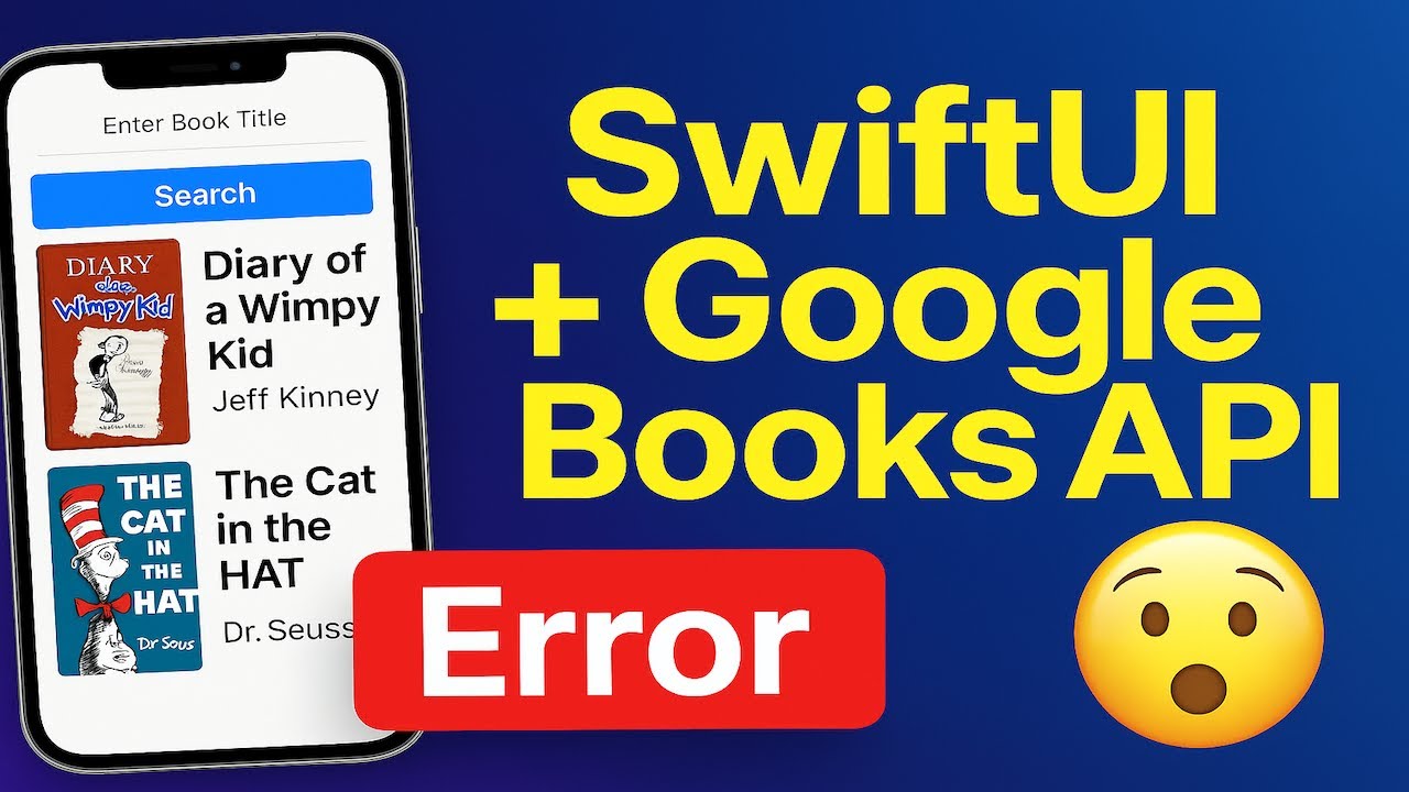 Build Your First SwiftUI App With Google Books API! - YouTube
