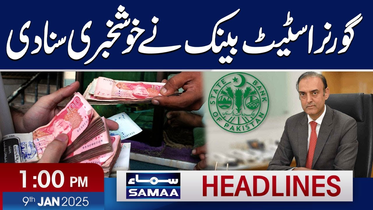 Governor State Bank Big Announcement | 1 PM News Headlines | 9 January ...