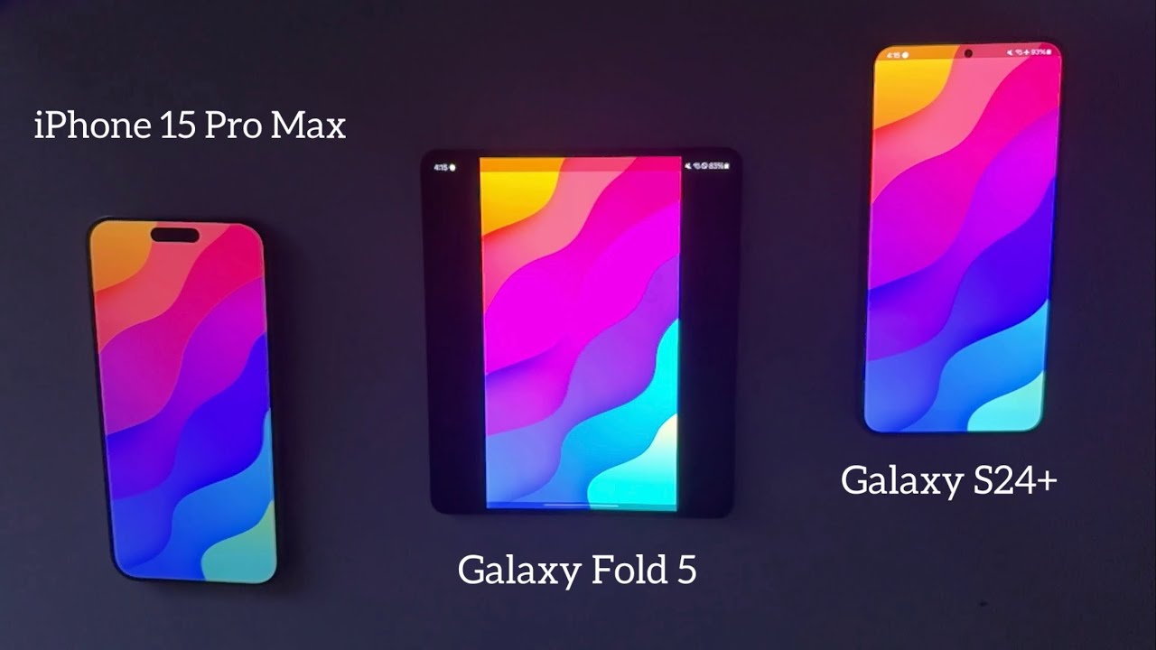 PWM Flicker Test Results iPhone 15 Pro Max vs Fold 5 vs S24+ : Which ...