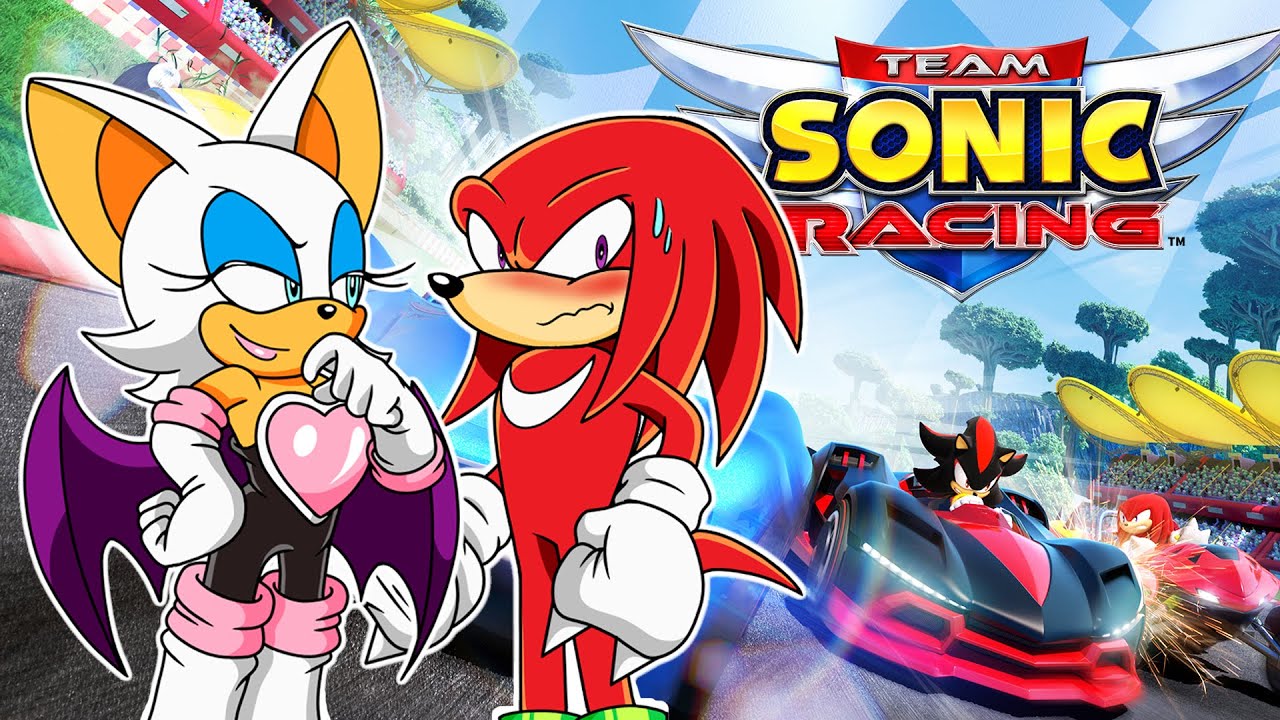 Knuckles and Rouge Race Each Other! - Knuckles and Rouge Play Team ...