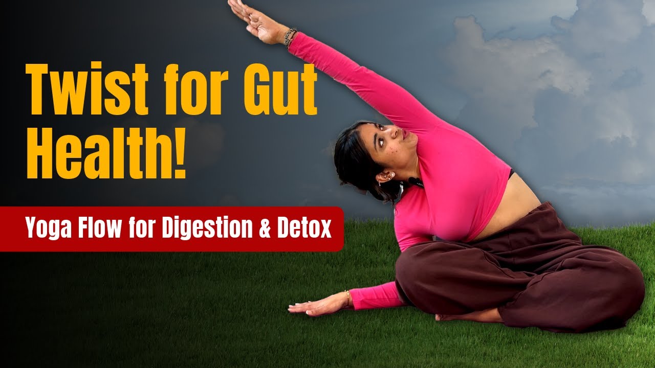 Yoga for Digestion, Posture & Gut Health | Beginner Flow - YouTube