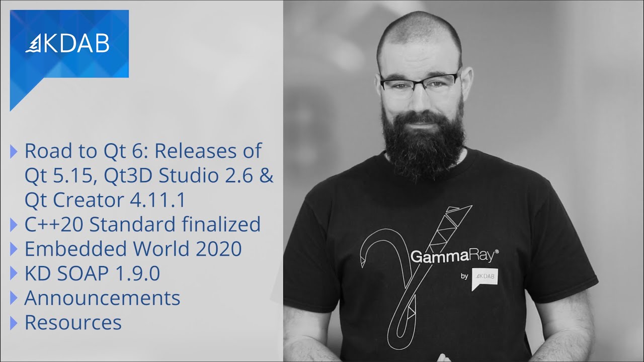 KDAB News Feb 2020 - Road to Qt6, C++20 finalized, Qt World Summit 2020 ...