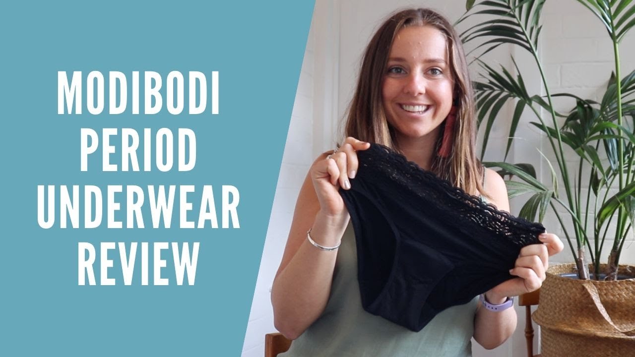 I tried out Modibodi period underwear! Here's my review - YouTube