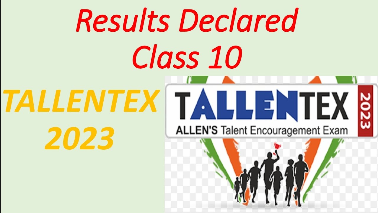 Tallentex 2023 Results declared (Class 10) #tallentex2023results - YouTube