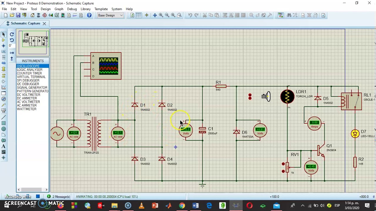 simulación del interruptor crepuscular - YouTube