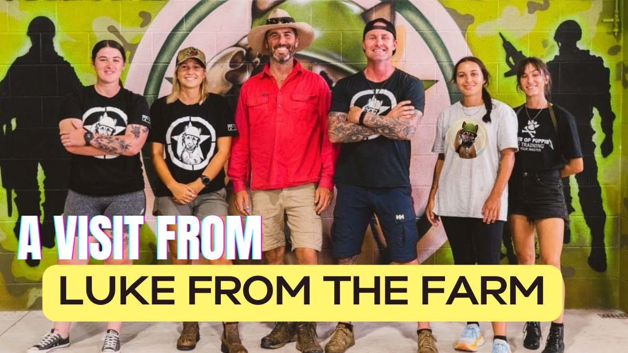 Luke from The Farm Visits Master Of Puppies - YouTube