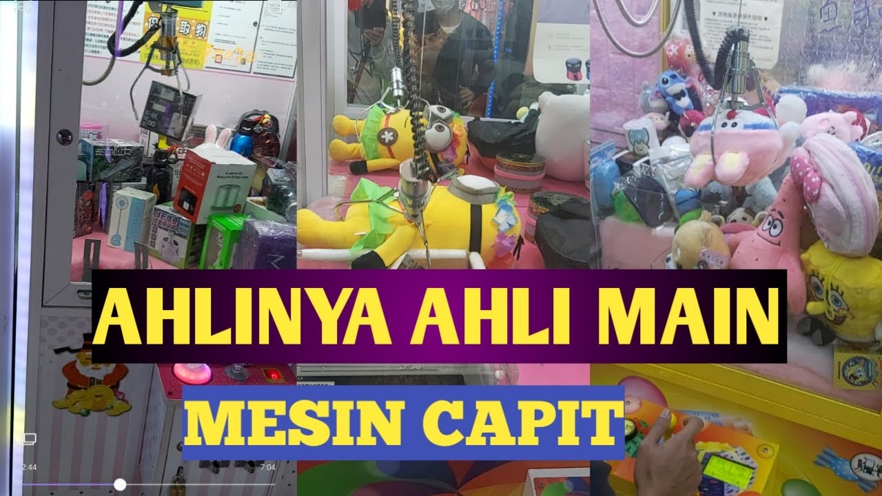 Ahli nya mancing claw machine||mesin capit - YouTube