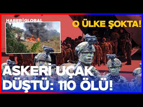 O Ülke Şokta! Askeri Uçak Düştü: 110 Ölü