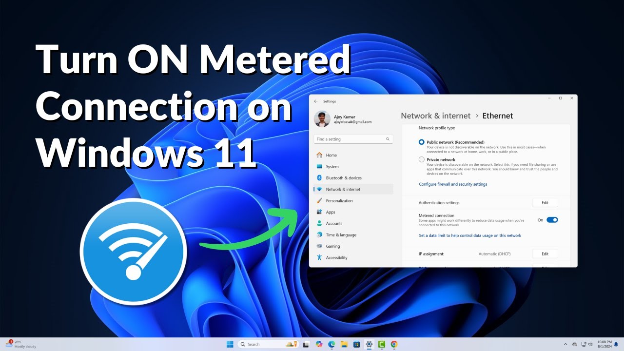 How to Turn ON Metered Connection on Windows 11 - YouTube