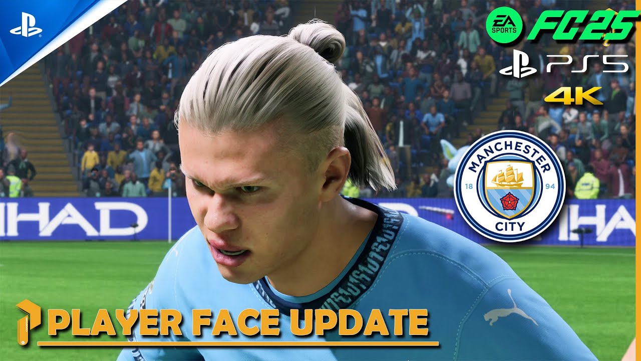 EA SPORTS FC 25 | NEW Player Faces - Manchester City | PS5 4K - YouTube