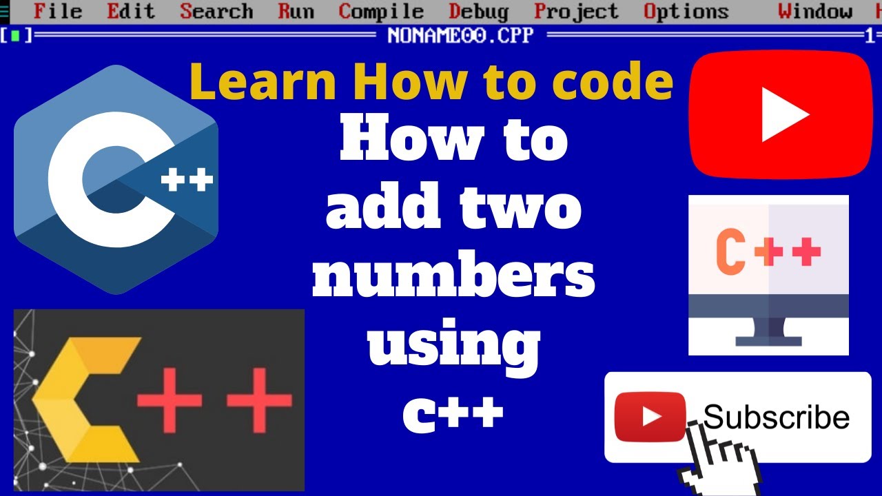 How To Add Two Numbers Using C VERY SIMPLE YouTube how-to-add-two-numbers-using-c-very-simple-youtube