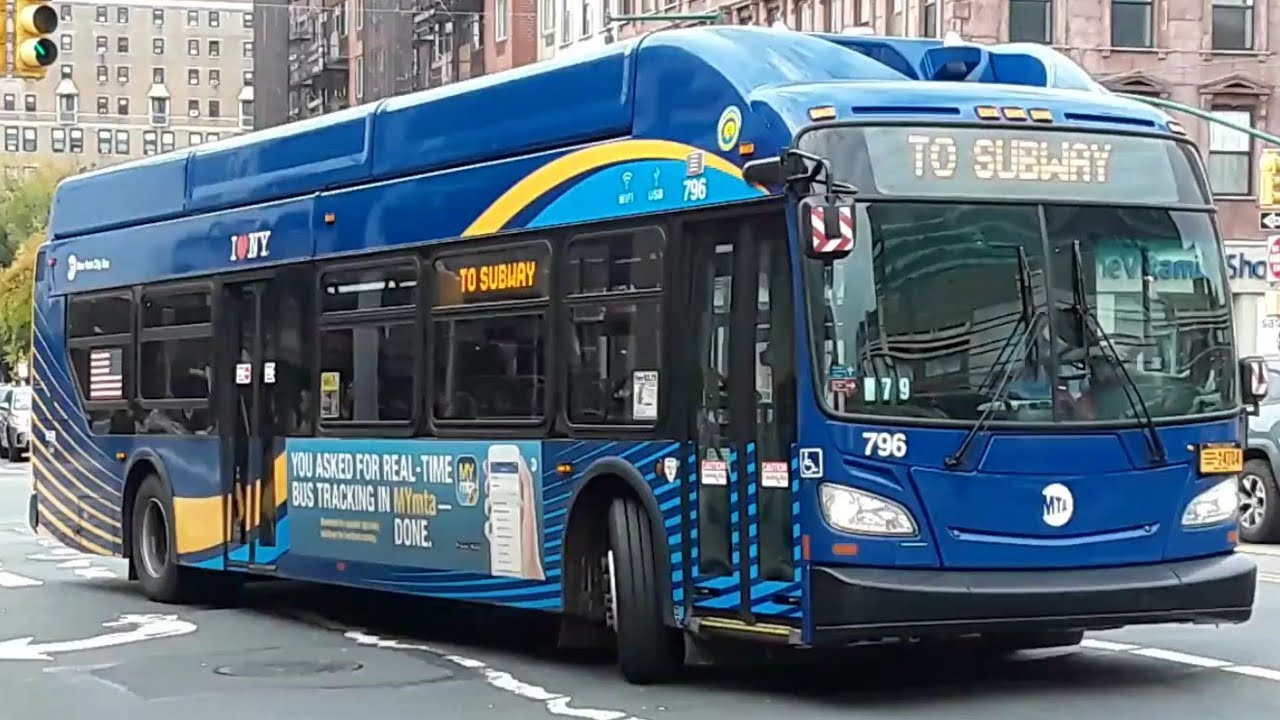 MTA: New Flyer XD40, XN40 action on the B45/(Q) Shuttle buses - YouTube