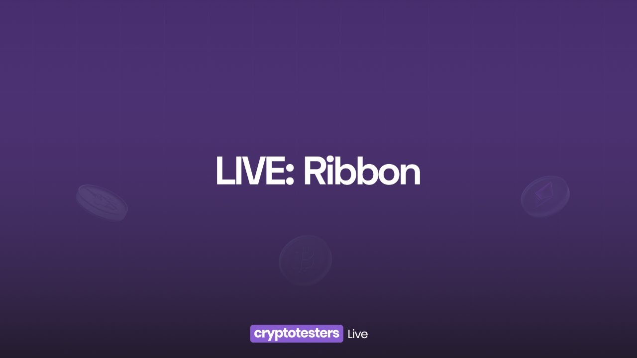 Cryptotesters LIVE with Julian Koh from Ribbon Finance - Option ...