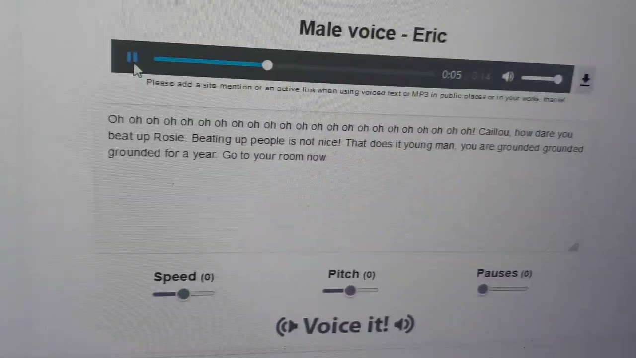 Eric text to speech voice - YouTube