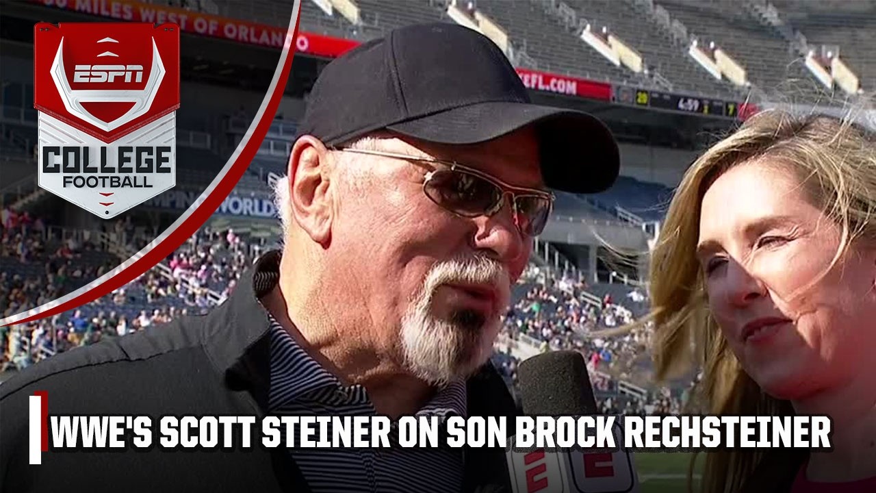 Scott Steiner is interviewed while son Brock Rechsteiner MAKES A HUGE ...