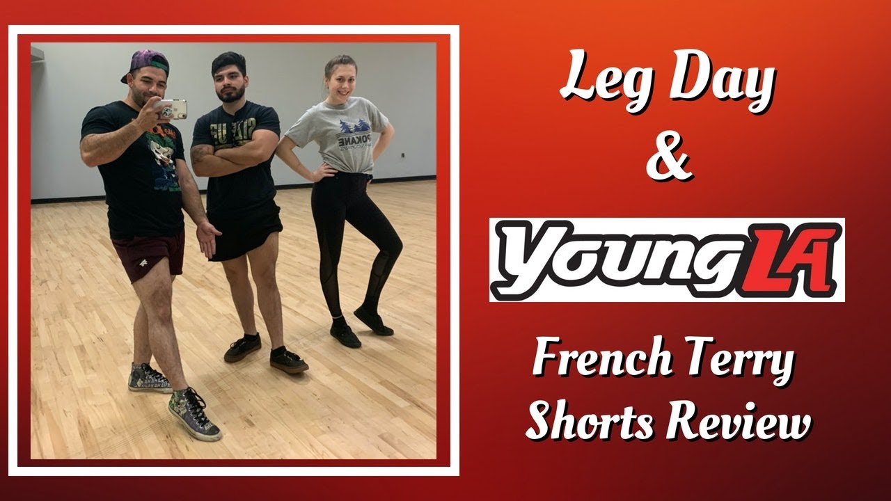 Leg Day Workout & YoungLA Shorts Review - YouTube
