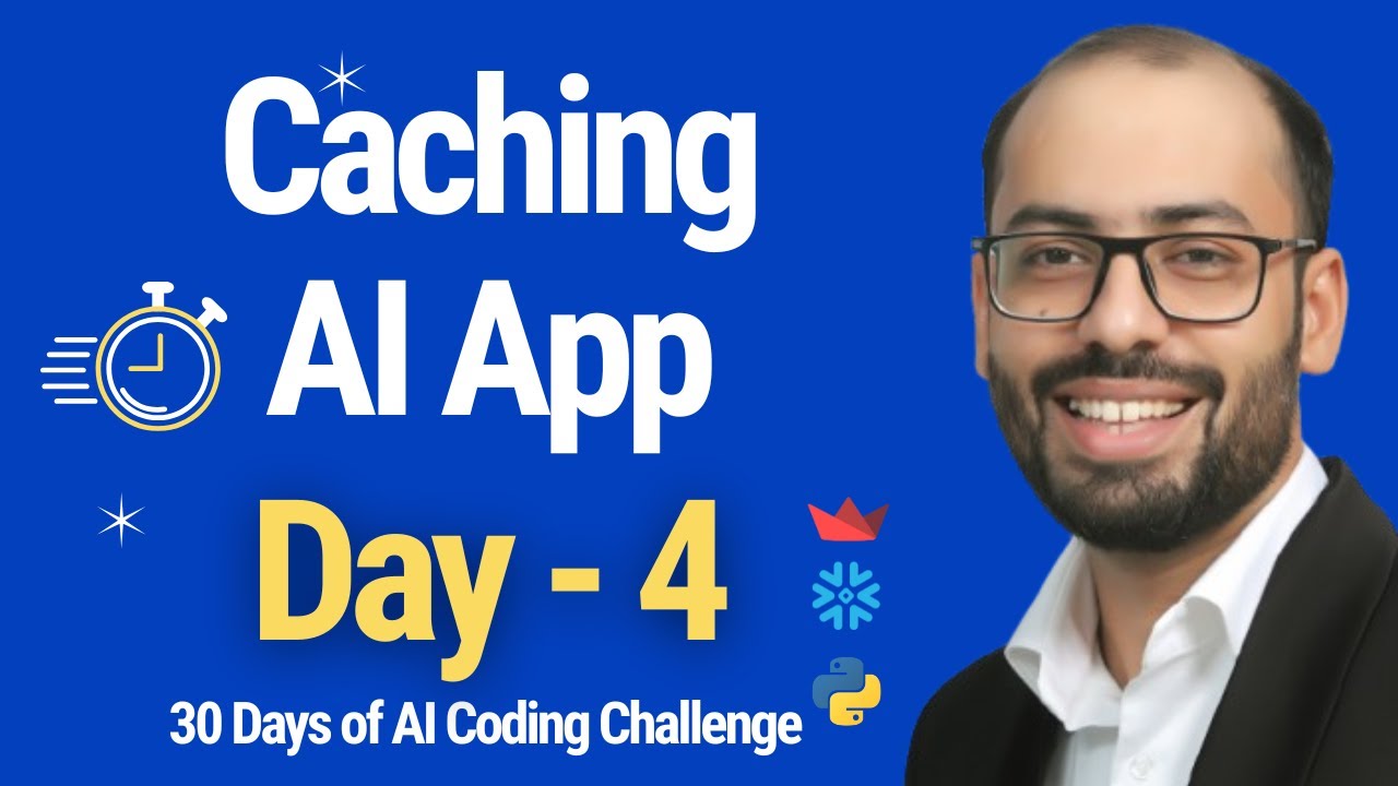 Speed Up AI App with Caching ᯓ🏃🏻‍♀️‍ ️ | Day 4 | 30 Days of AI Coding ...