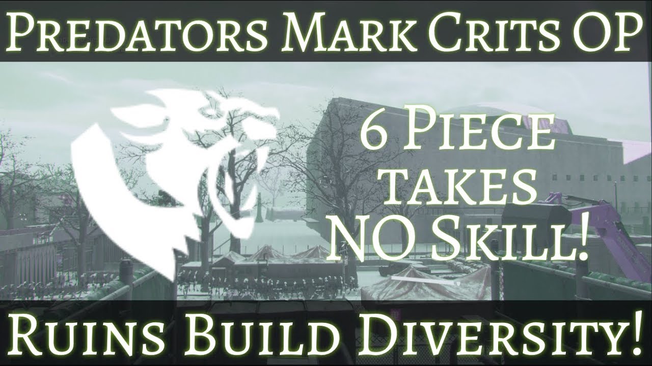 Lets Talk About Predators Mark (1.8.3) The Division Troll PvP - YouTube