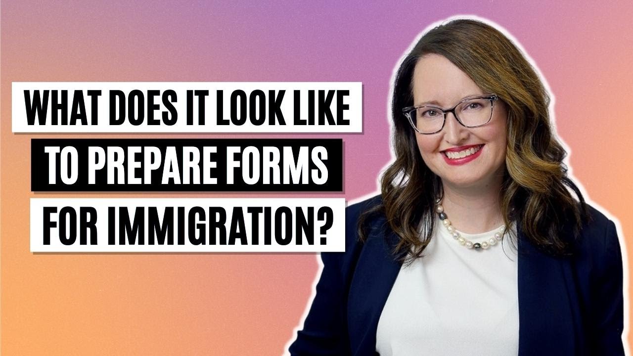 What does it look like to prepare forms for immigration? - YouTube