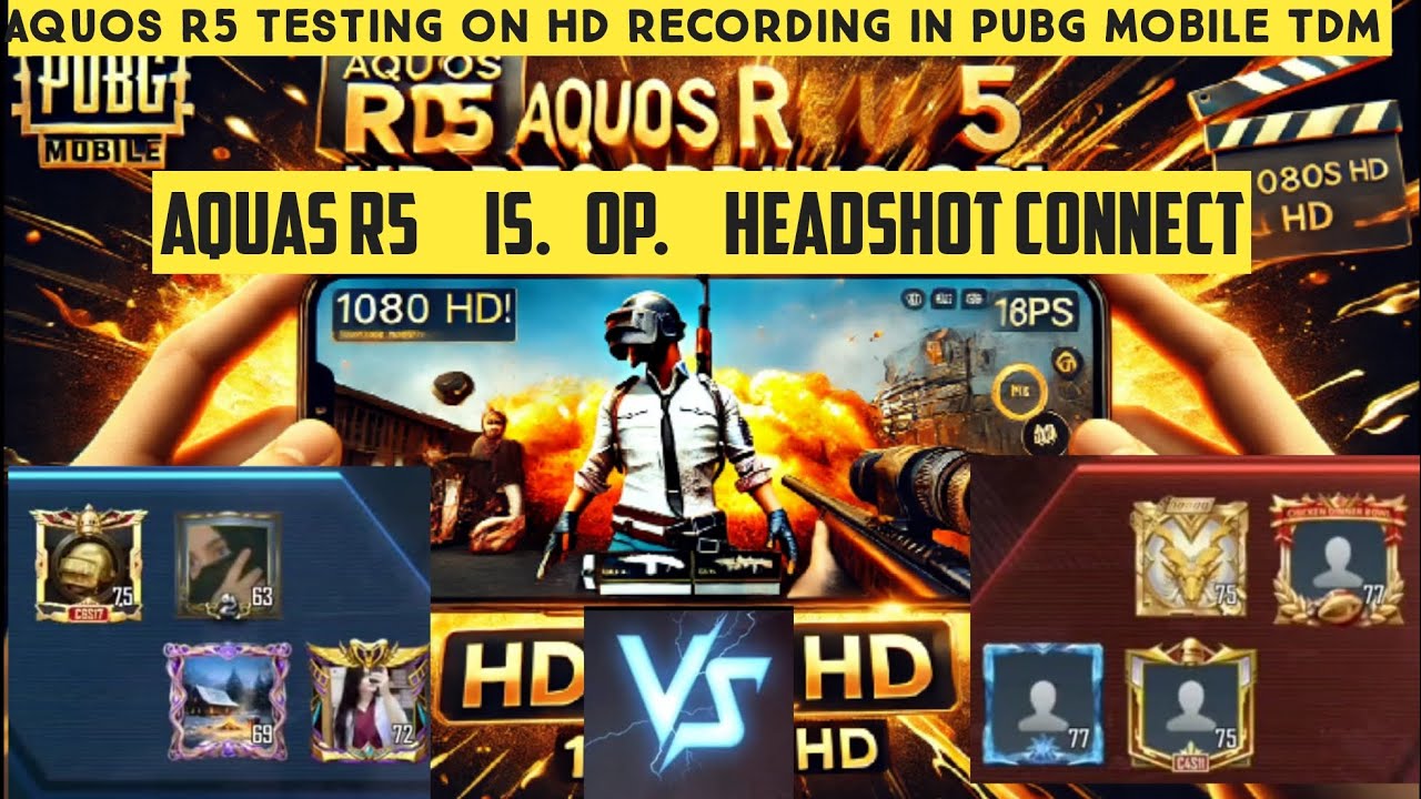 Aquas R5 mobile on HD recording in TDM gameplay is OP headshot connects ...