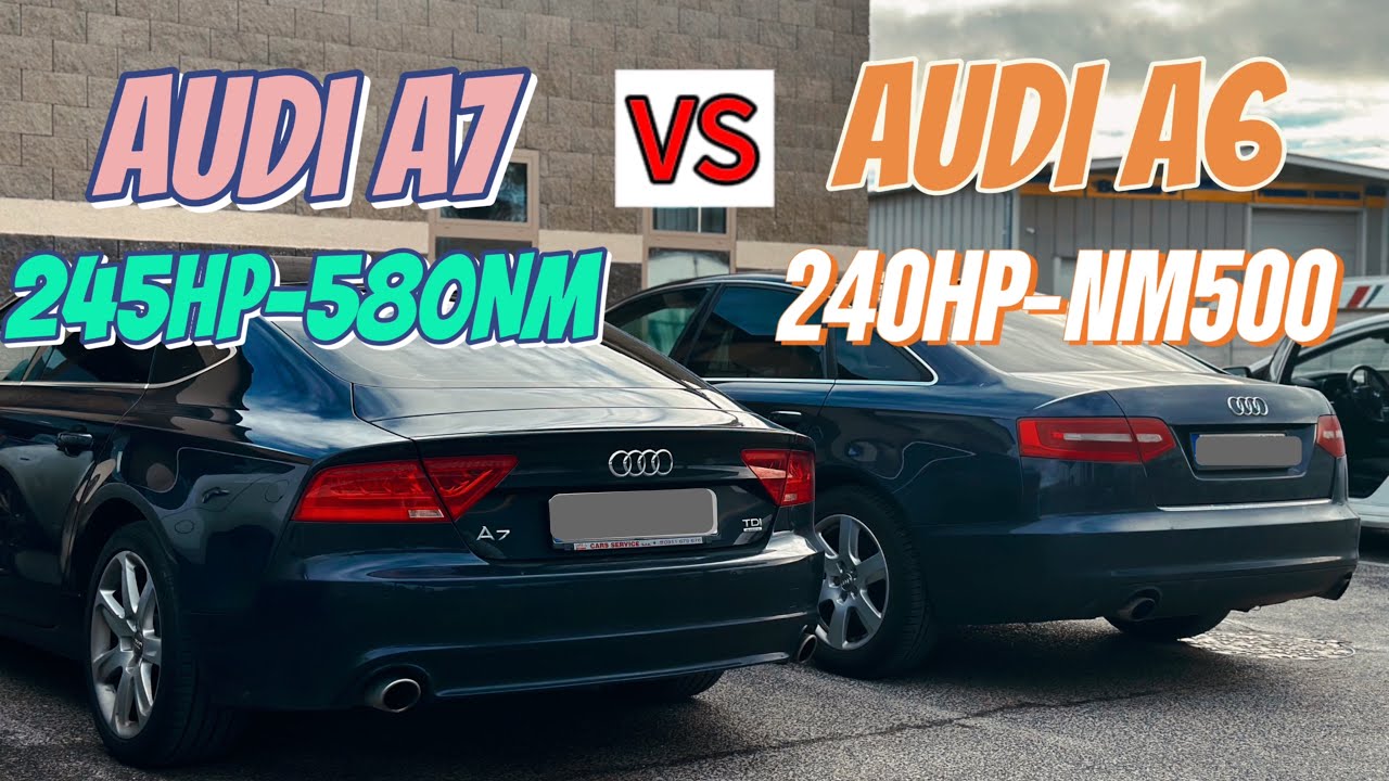 Audi A7 C7 3.0TDI VS A6 C6 3.0TDI Facelift Porovnanie dvoch generácií ...