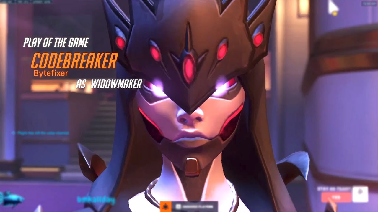 CODEBREAKER INSANE WIDOW - POTG! [ OVERWATCH 2 SEASON 5 TOP 500 ] - YouTube