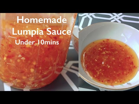 HOMEMADE LUMPIA SAUCE | SWEET AND SPICY SAUCE | EGG ROLL  SAUCE
