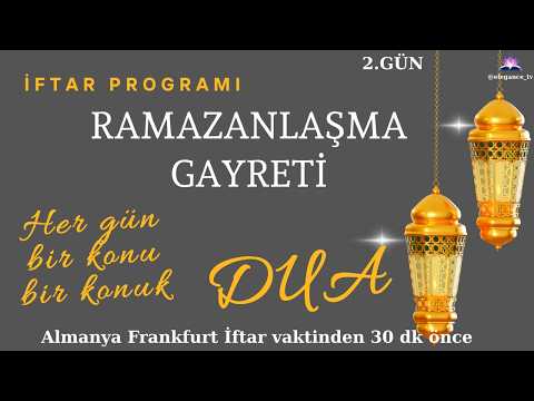 RAMAZANLAŞMA GAYRETİ   RAMAZAN'IN KUR'AN AYI OLMASI Dr.Hüseyin Kara
