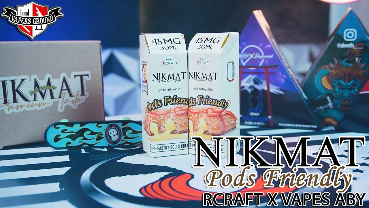 NIKMAT Pods Friendly by RCRAFT dan Vapes Aby - YouTube