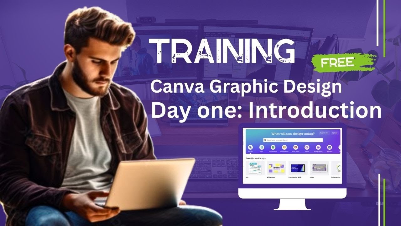 Day One: Canva Graphic Design Introduction - YouTube