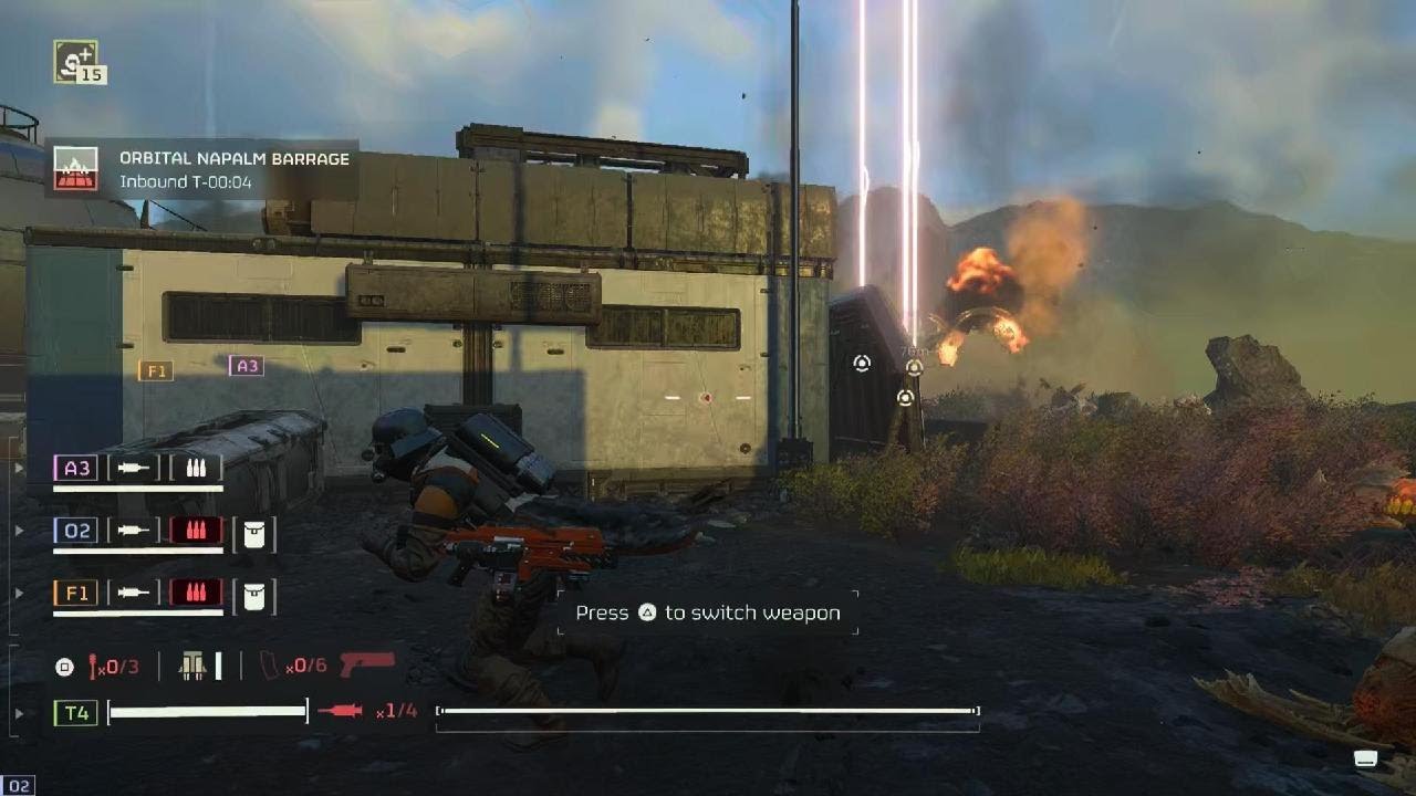 HELLDIVERS 2 super jump pack - YouTube