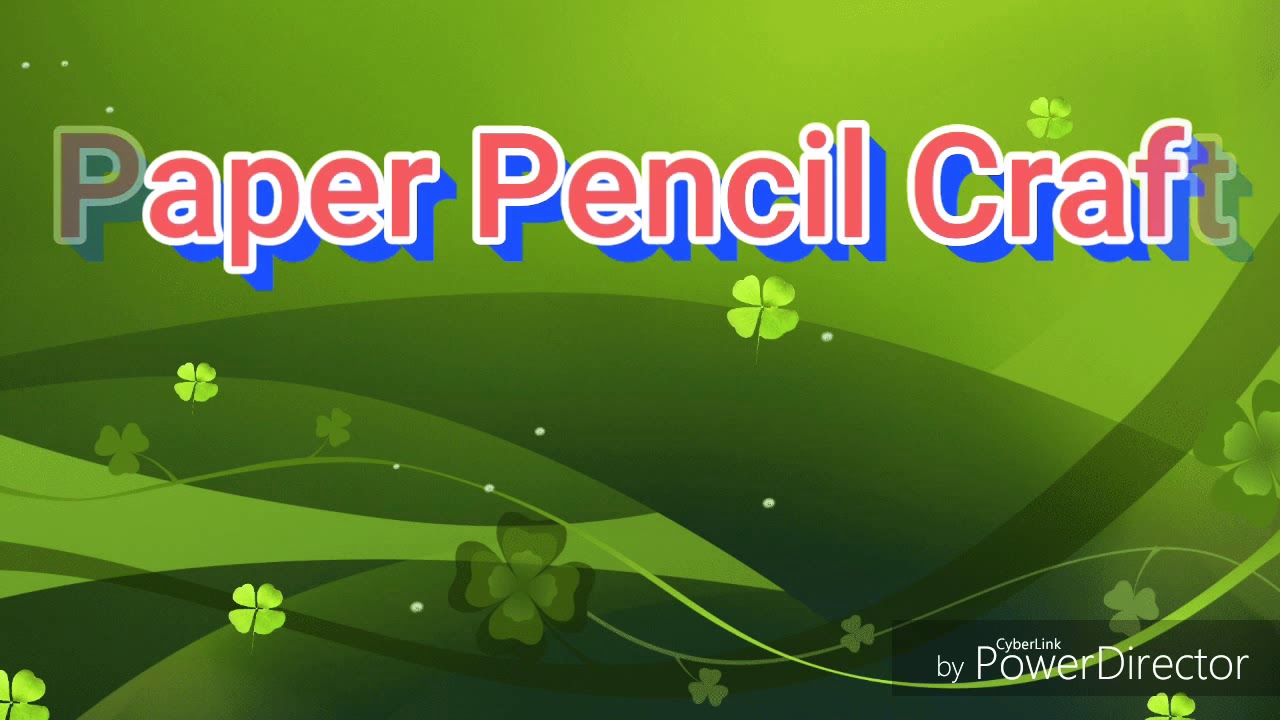 Paper Pencil Craft(Easy and Simple) - YouTube