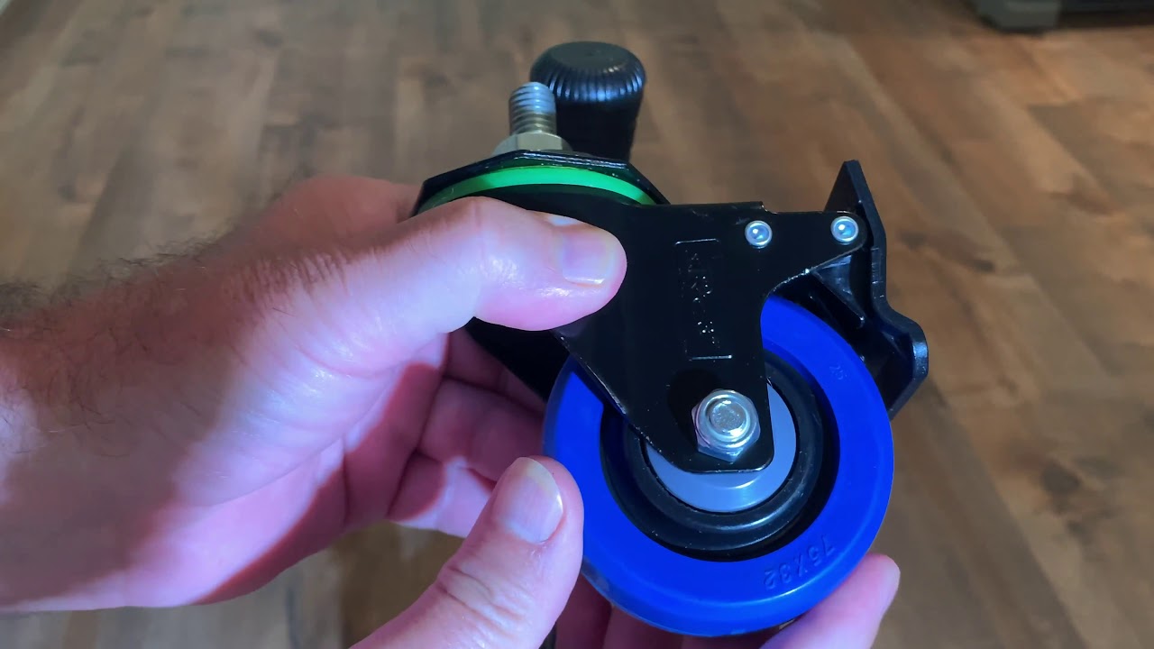 Casters install 1 - YouTube