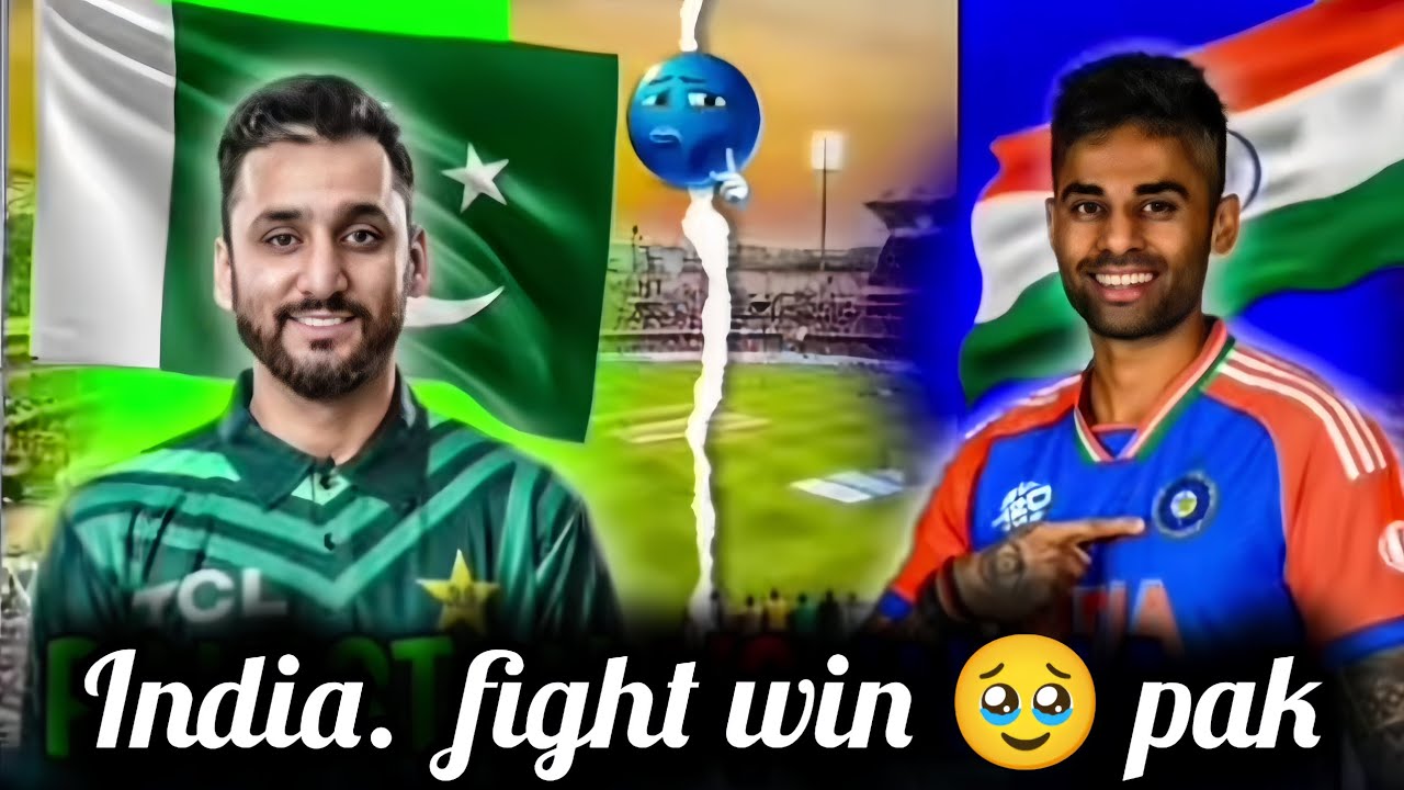 India team fight win 🥹 in Pakistan team Asia cup #sport - YouTube