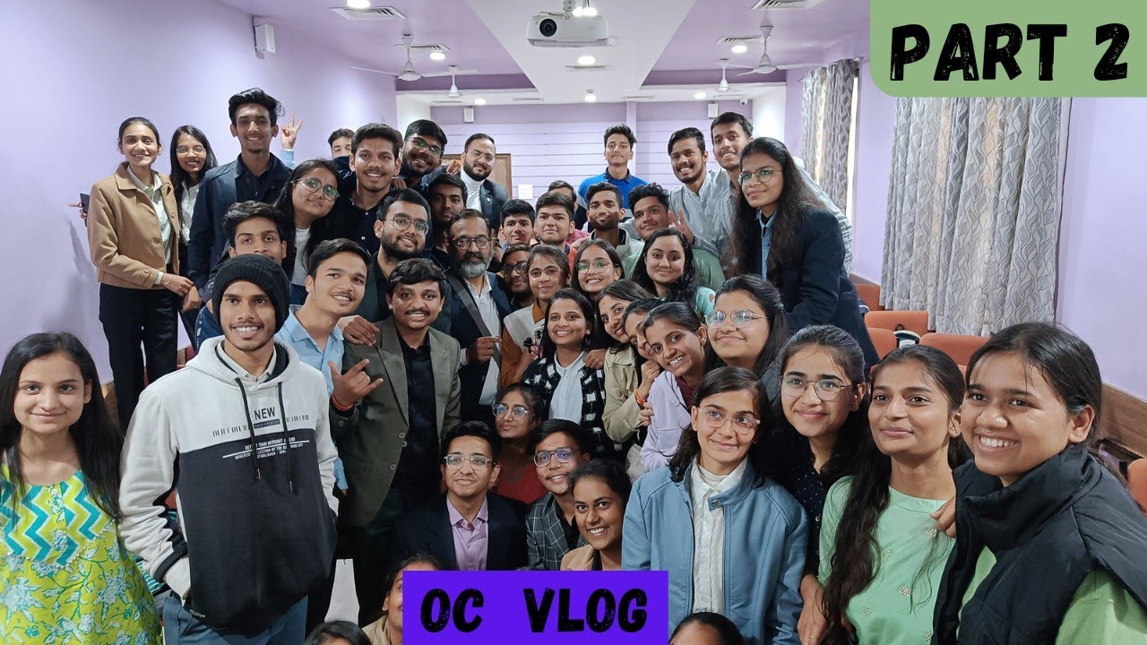 OC vlog part 2 | ICAI indore branch | Full activities - YouTube