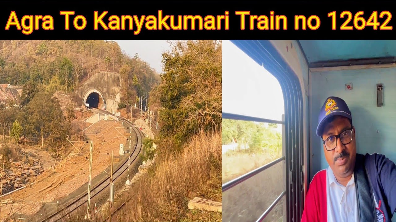 Agra To Kanyakumari journey | Thirukkural Express Train No -12642 ...