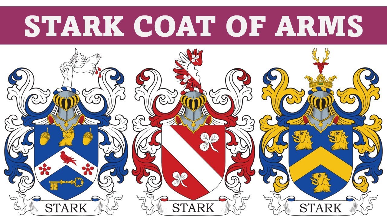 Stark Coat of Arms & Family Crest - Symbols, Bearers, History - YouTube