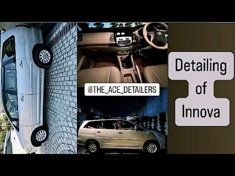 Detailing of Toyota Innova | car detailing | Foam wash | Deep cleaning ...