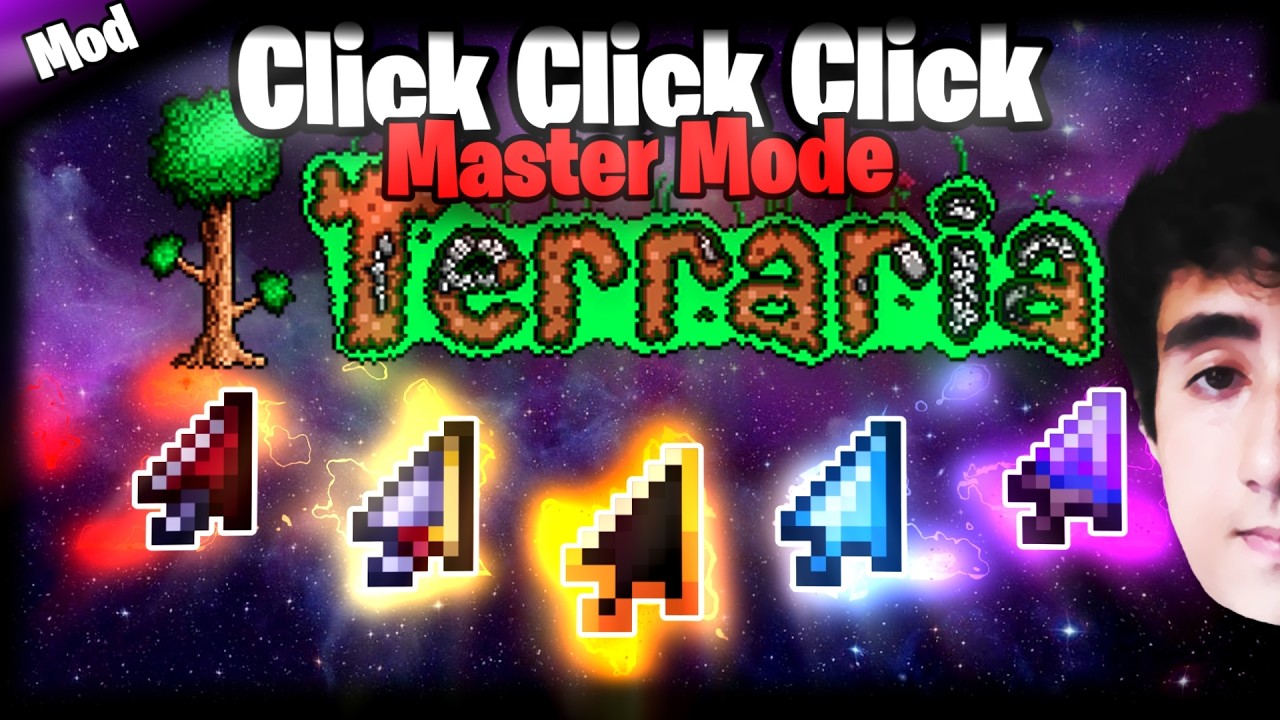 Terraria só com Clickers (Master Mode) - YouTube