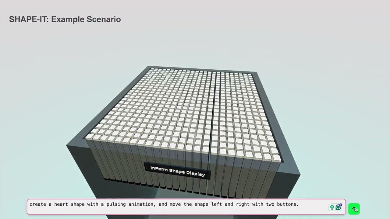 SHAPE-IT: Exploring Text-to-Shape-Display for Generative Shape-Changing ...