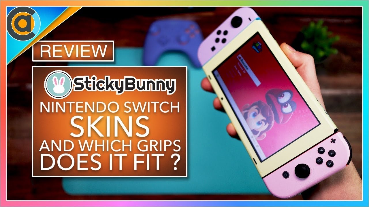StickyBunny Skins for Nintendo Switch and which grips does it fit ...