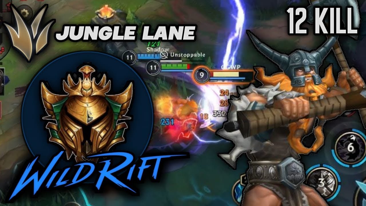 OLAF Gameplay ( NEW BUILD ) FULL CRITICAL | Wild Rift - YouTube