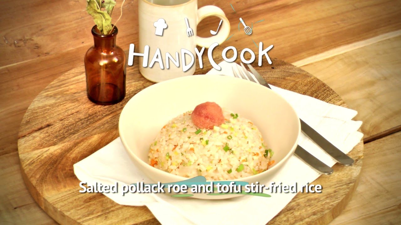 Salted pollack roe and tofu stir-fried rice(명란두부볶음밥)_Koreanfood recipe ...